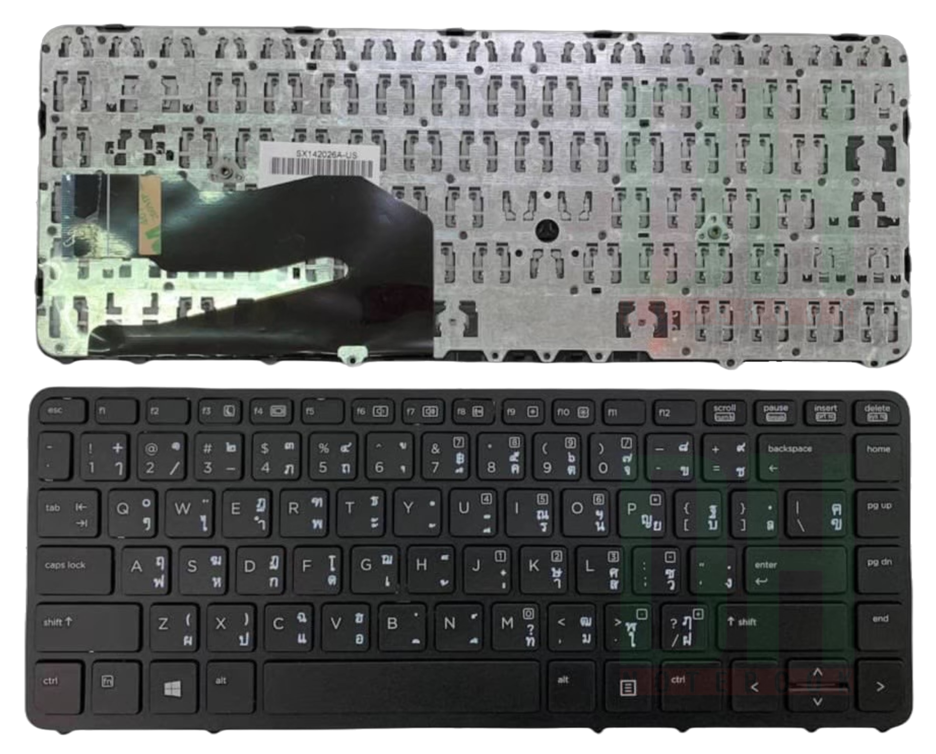 แป้นพิมพ์ คีย์บอร์ดโน๊ตบุ๊ค HP ELITEBOOK 840 G1, 840 G2, 850 G1, 850 G2 ...