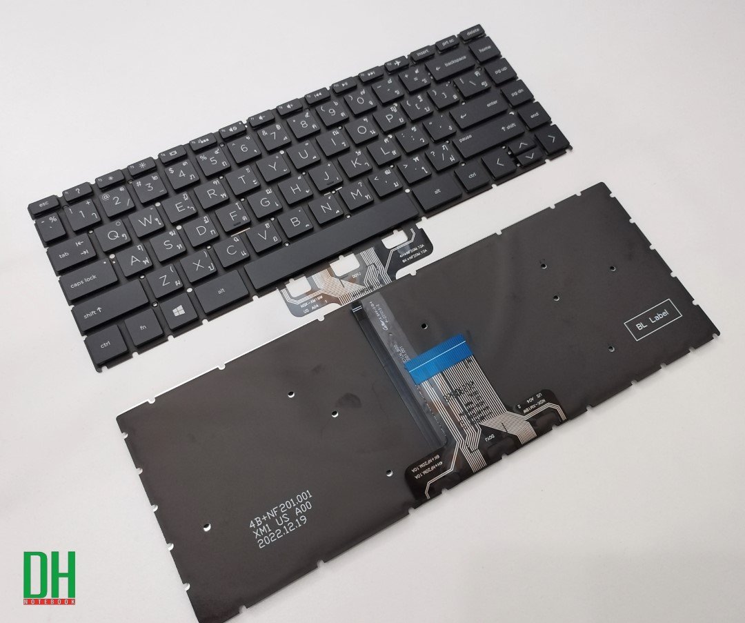 แป้นพิมพ์ คีย์บอร์ดโน๊ตบุ๊ค HP Pavilion X360 14-CE, 14-CK, 14-CD, 14-CM ...