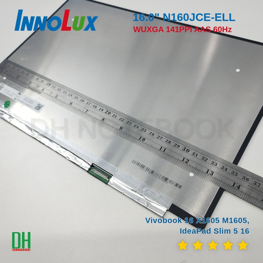 จอโน๊ตบุ๊ค 16.0 WUXGA 16:10 30 Pin Slim IPS Innolux N160JCE-ELL CMN162B ...