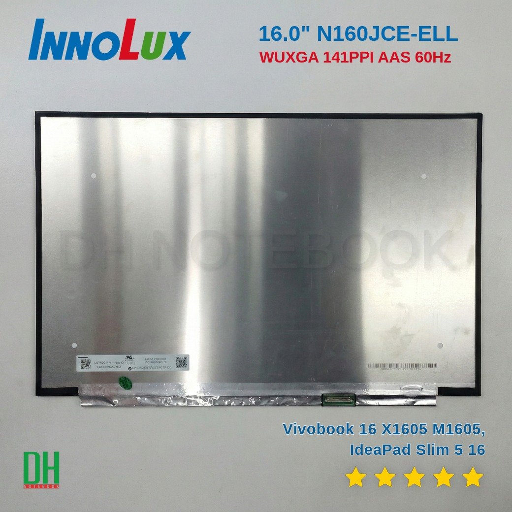 จอโน๊ตบุ๊ค 16.0 WUXGA 16:10 30 Pin Slim IPS Innolux N160JCE-ELL CMN162B ...