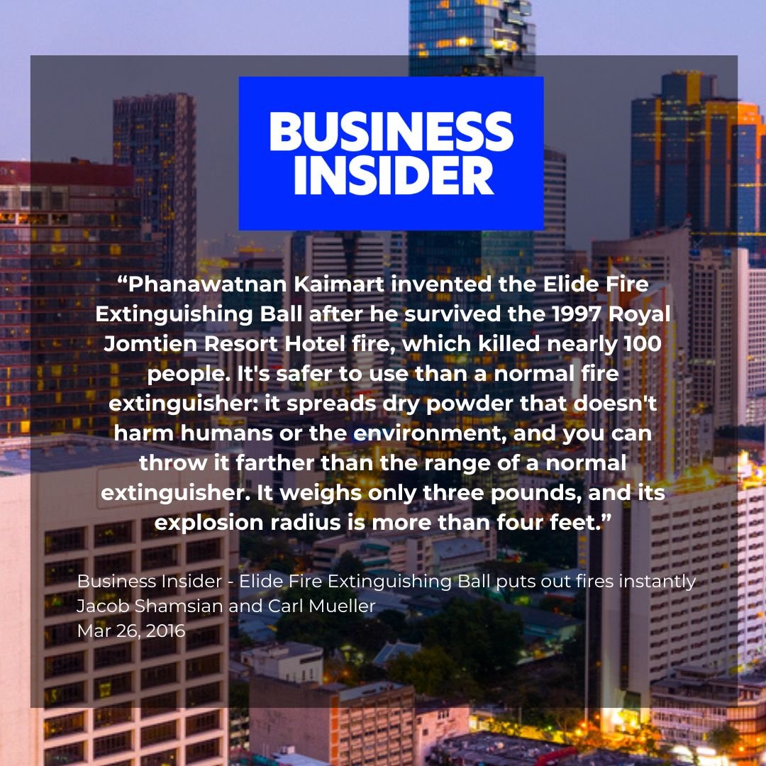 ELIDE FIRE® Official - Fire Extinguishing Ball