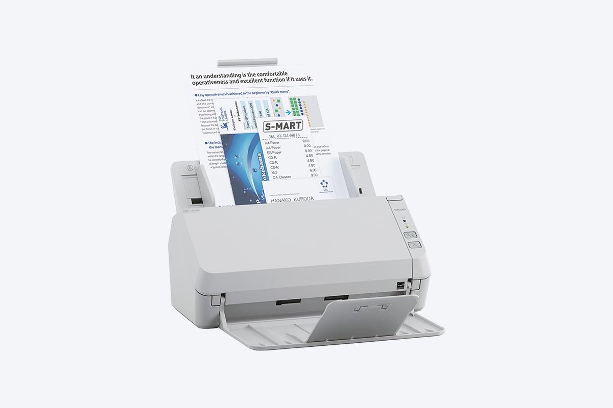 Ricoh Scanner SP-1130N, A4 Size, Simplex 30 ppm/60 ipm, ADF 50 sheets ...