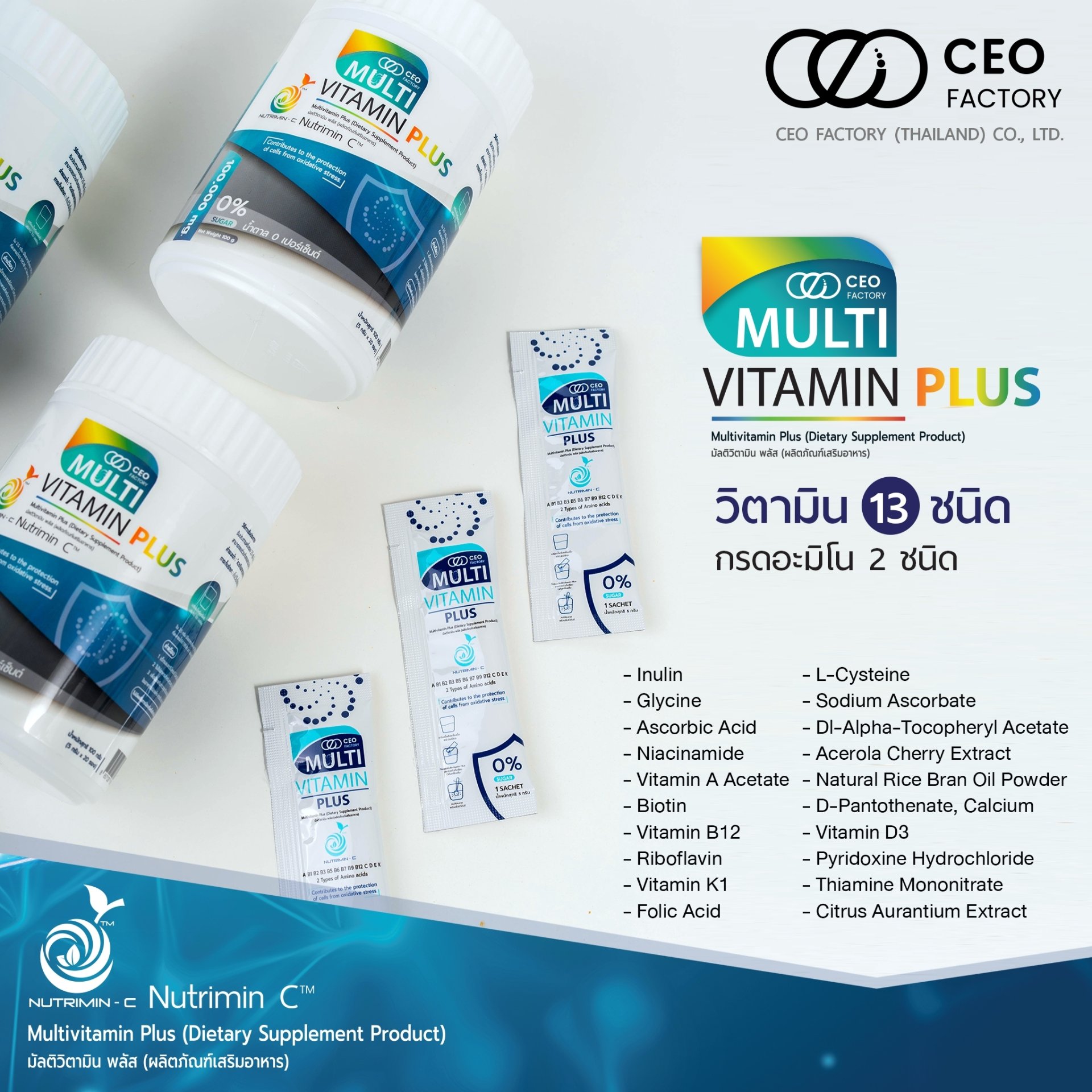 Multivitamin Plus (มัลติวิตามิน พลัส) - ceofactorythailand