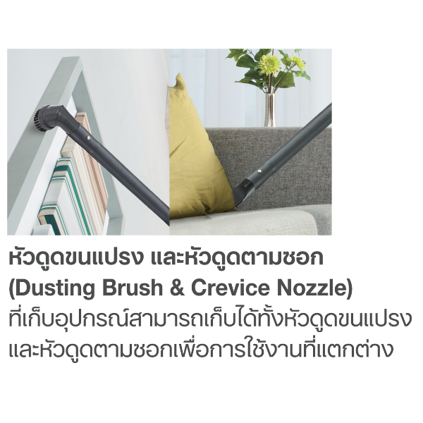 HITACHI เครื่องดูดฝุ่น รุ่น CV-960F 2200W ถังจุ 21 ลิตร