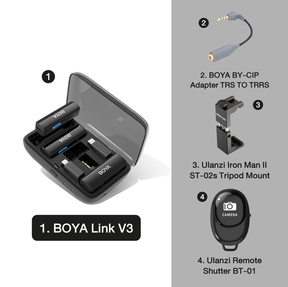 BOYALINK All-in-one Design Wireless Microphone System - boyathailand