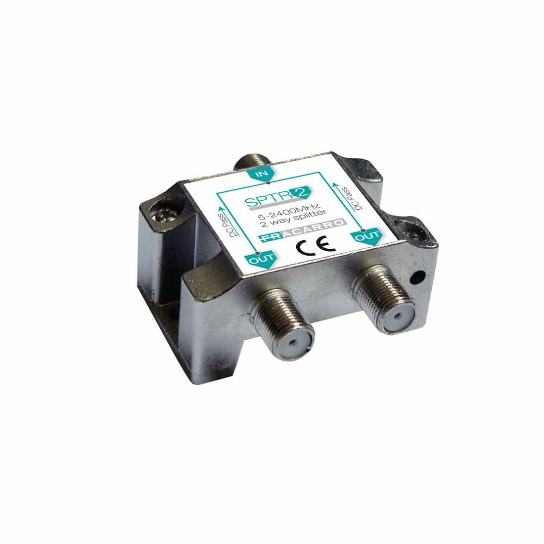 287305 (fracarro) 2 Way Fracarro Splitter Class A Shielding 5-2400MHz
