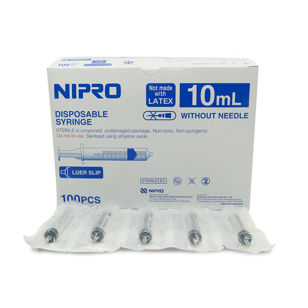 Syringe dispossable กระบอกฉีดยาพลาสติก ,Nipro - unionsci