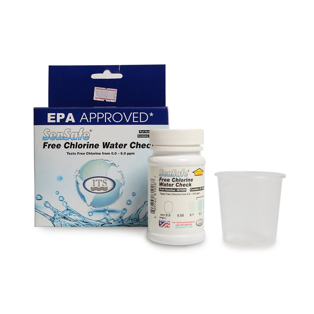 กระดาษวัดค่าคลอรีนอิสระในน้ำ (Chlorine Free 50 strips) #481026 - unionsci