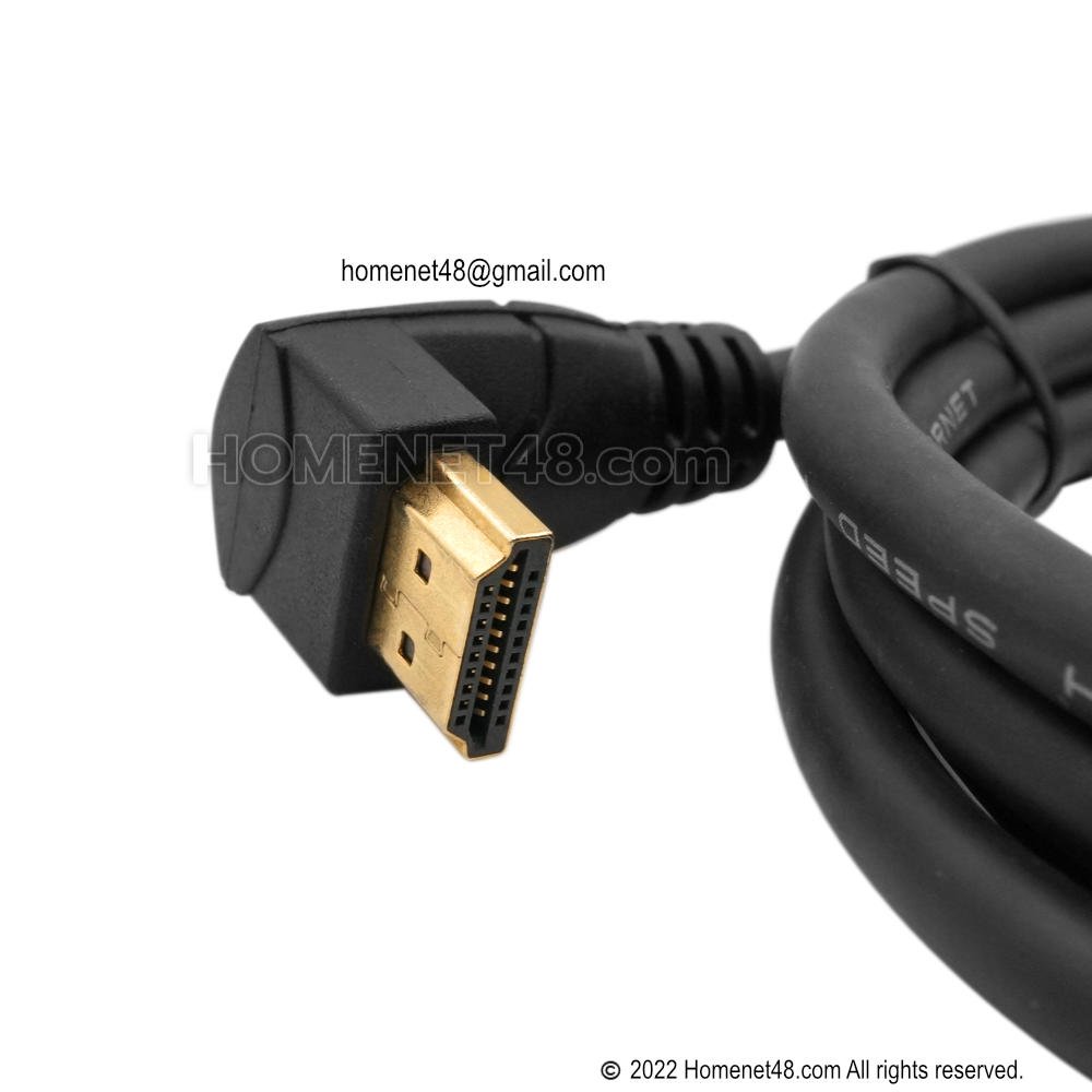 HDMI Cable V2.0 4K@60Hz straight head+90-degree bent head - homenet48