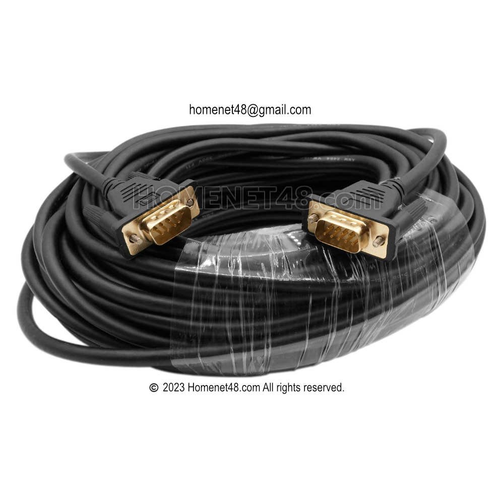 สาย RS232 Serial Port DB9 หัวทอง เข้าหัวแบบตรง - homenet48