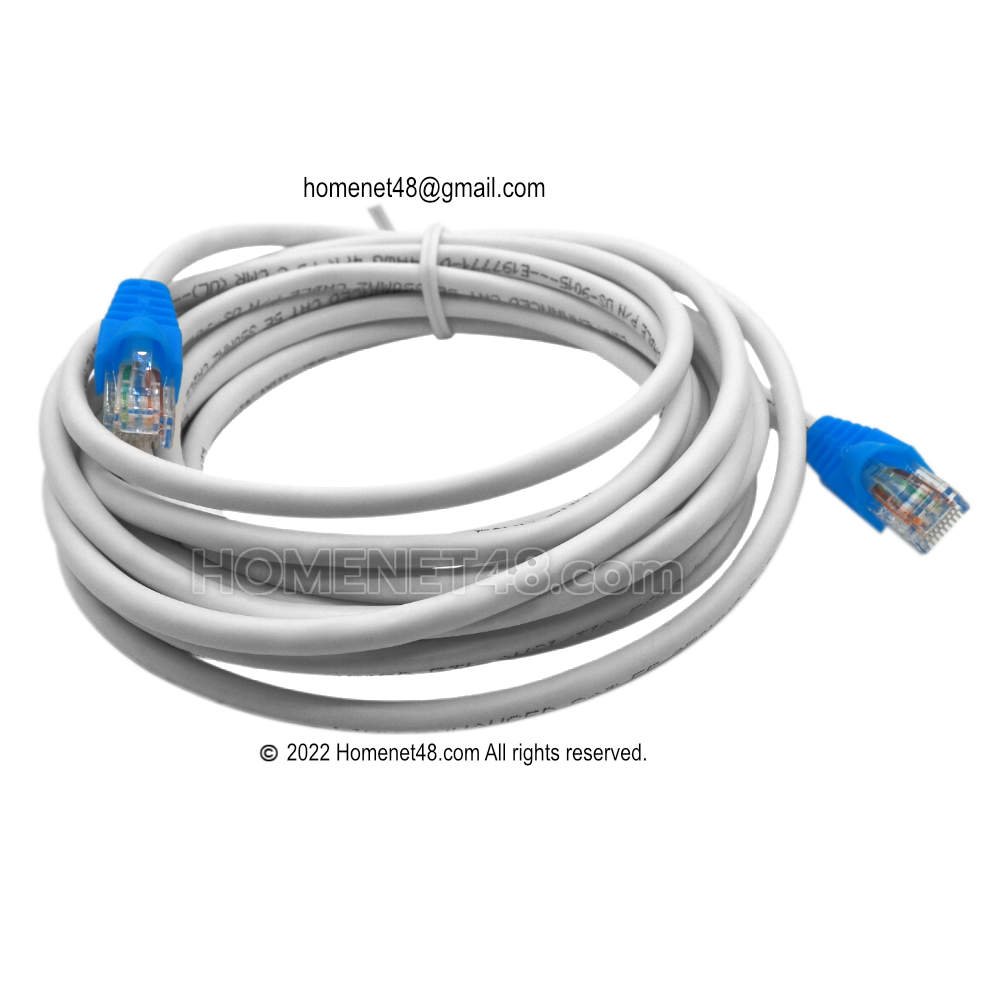 สายแลนแบบไขว้ LINK CAT5E (350 MHz) พร้อมใช้