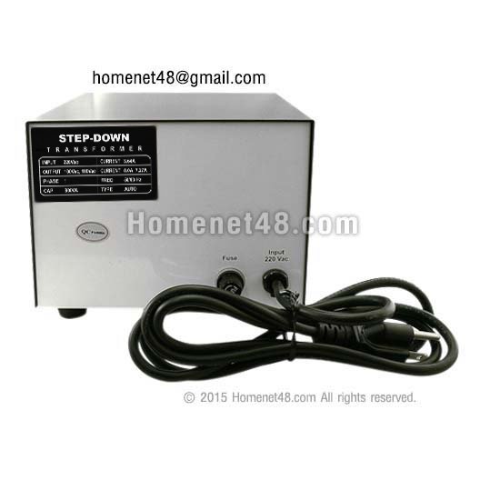 หม้อแปลงไฟ 220V เป็น 110V/100V รับประกัน 1 ปี - homenet48
