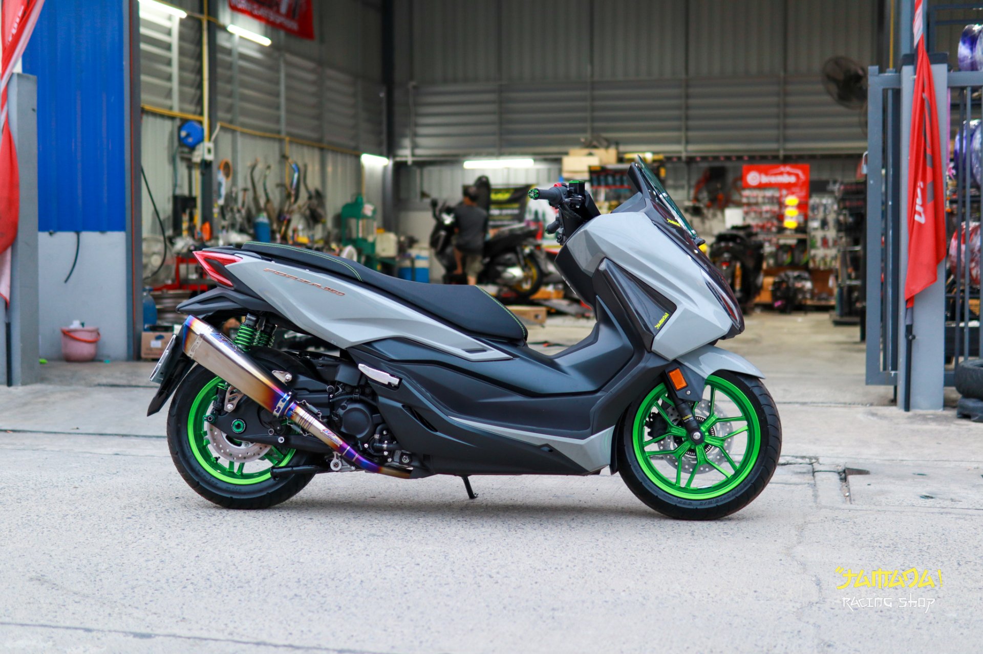 ท่อสูตร GP racing รุ่นAll new FORZA350 ระหว่างปี 2020-2023 - tamadaracing