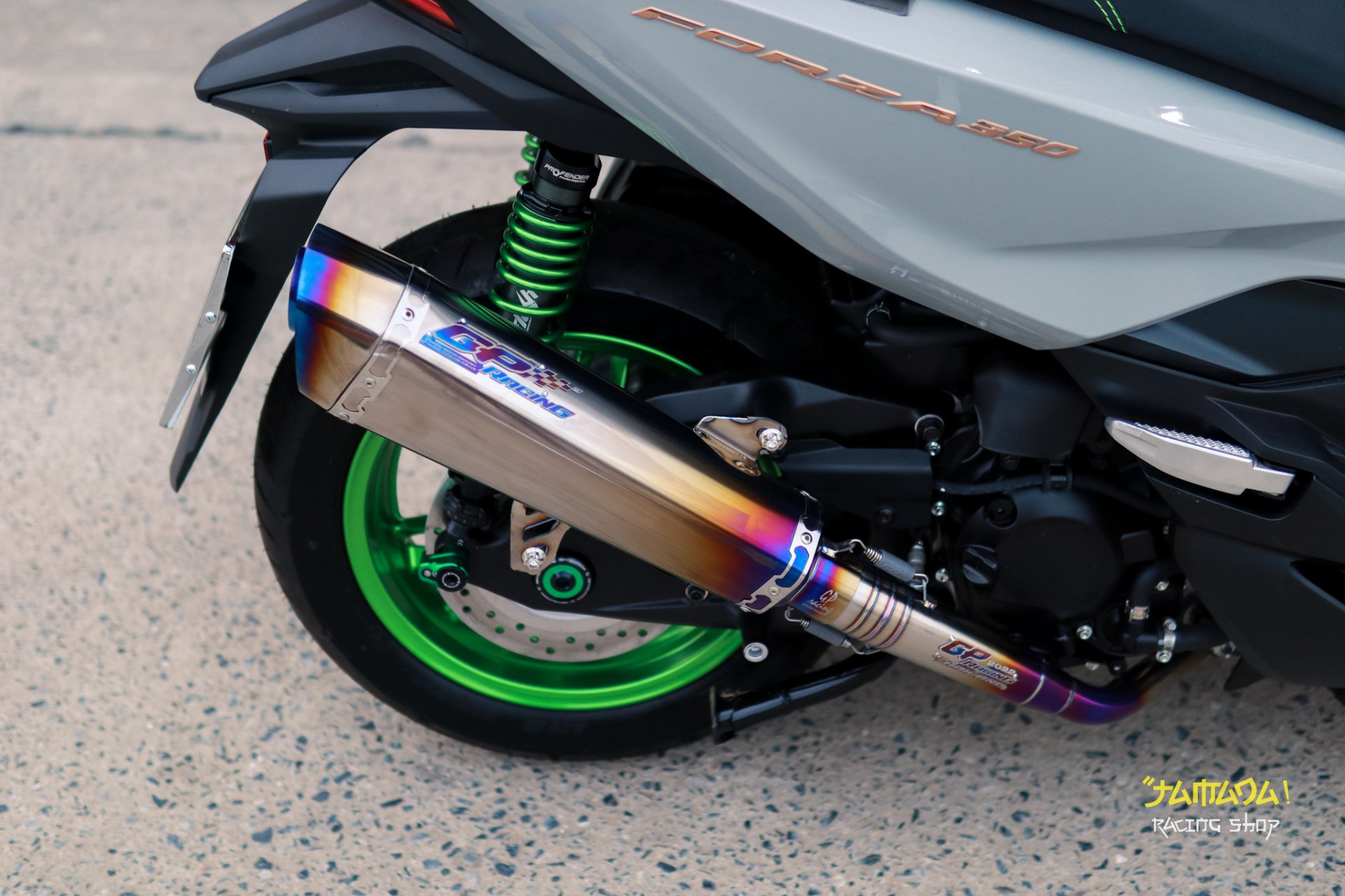 ท่อสูตร GP racing รุ่นAll new FORZA350 ระหว่างปี 2020-2023 - tamadaracing