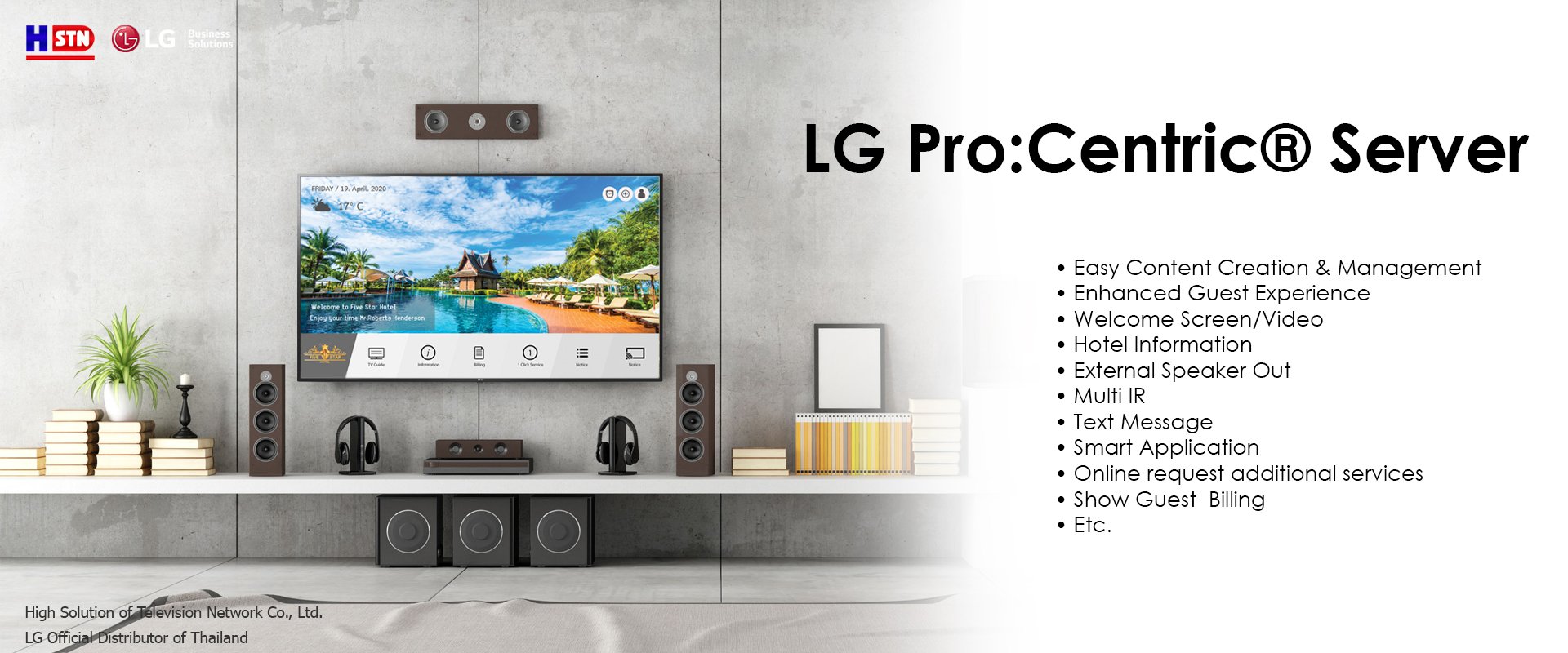 งานระบบ Digital TV IPTV MATV Signage OLED TV Hospitality Head-End ...