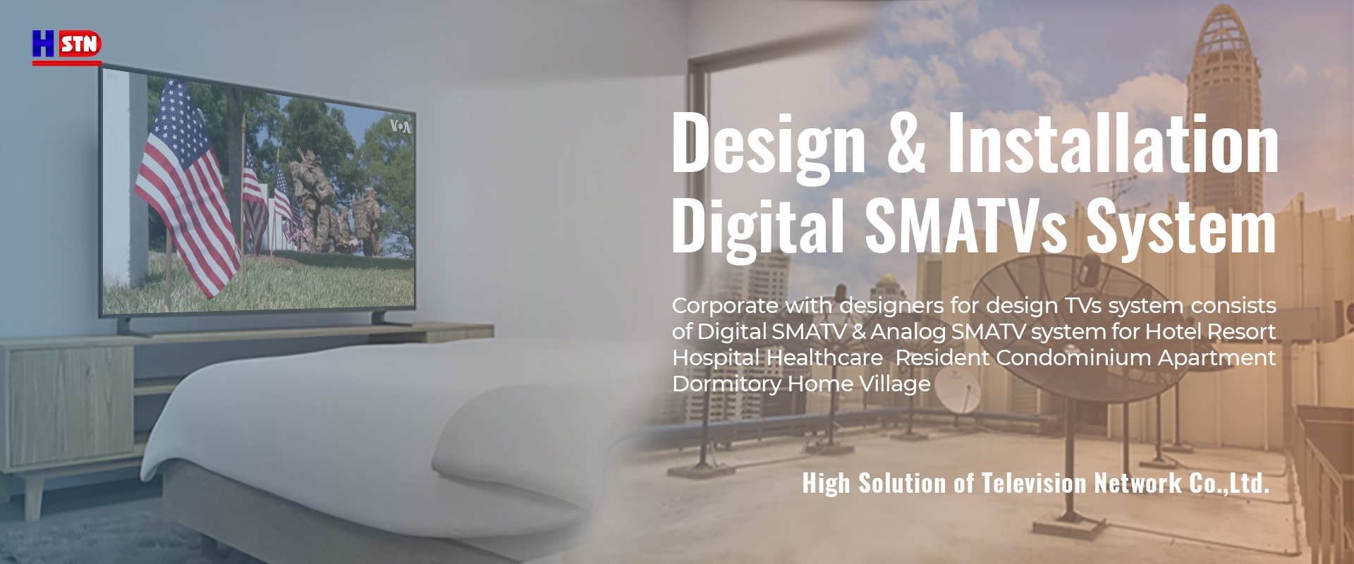 งานระบบ Digital TV IPTV MATV Signage OLED TV Hospitality Head-End ...