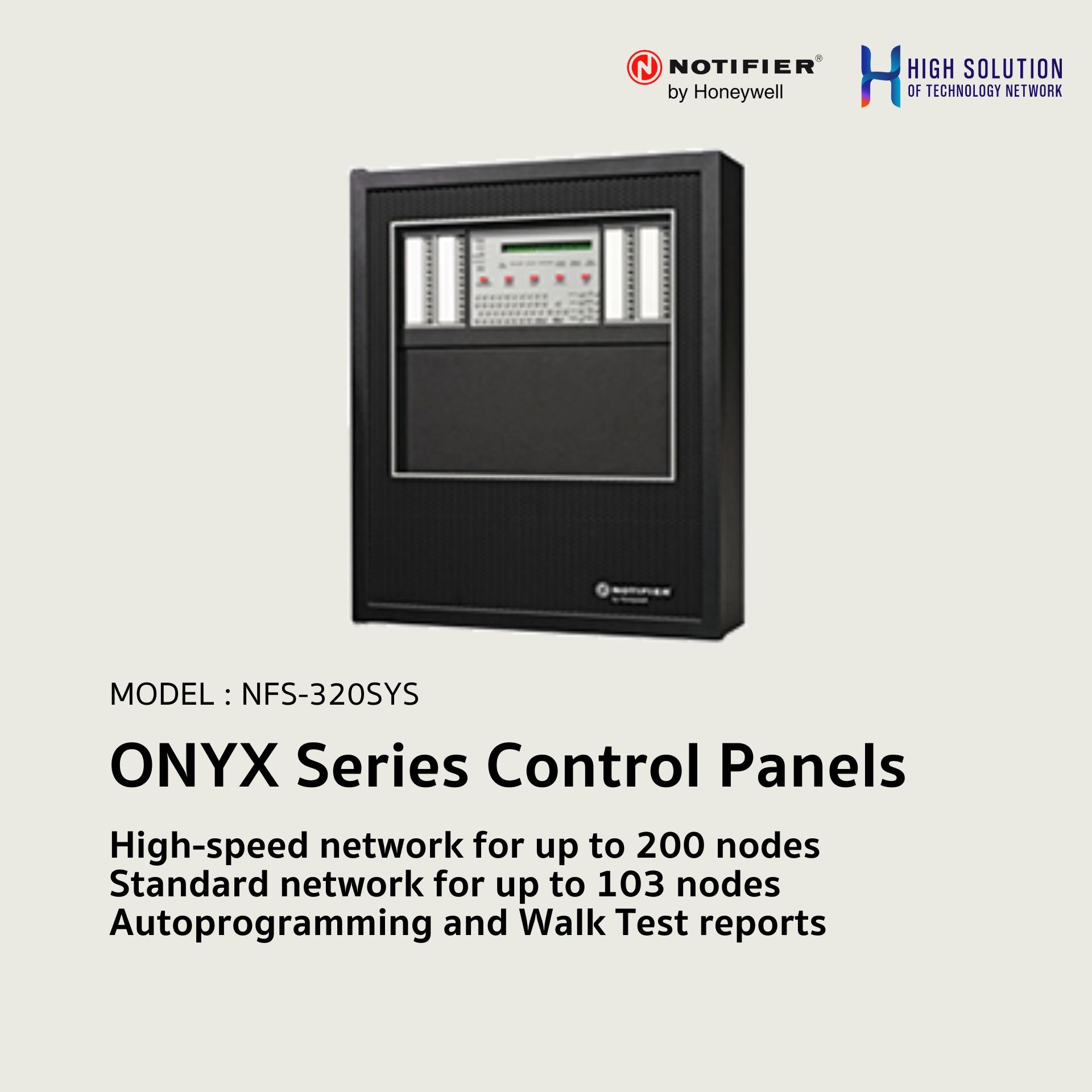 NFS-320SYS NOTIFIER ONYX Series Control Panels - hstn