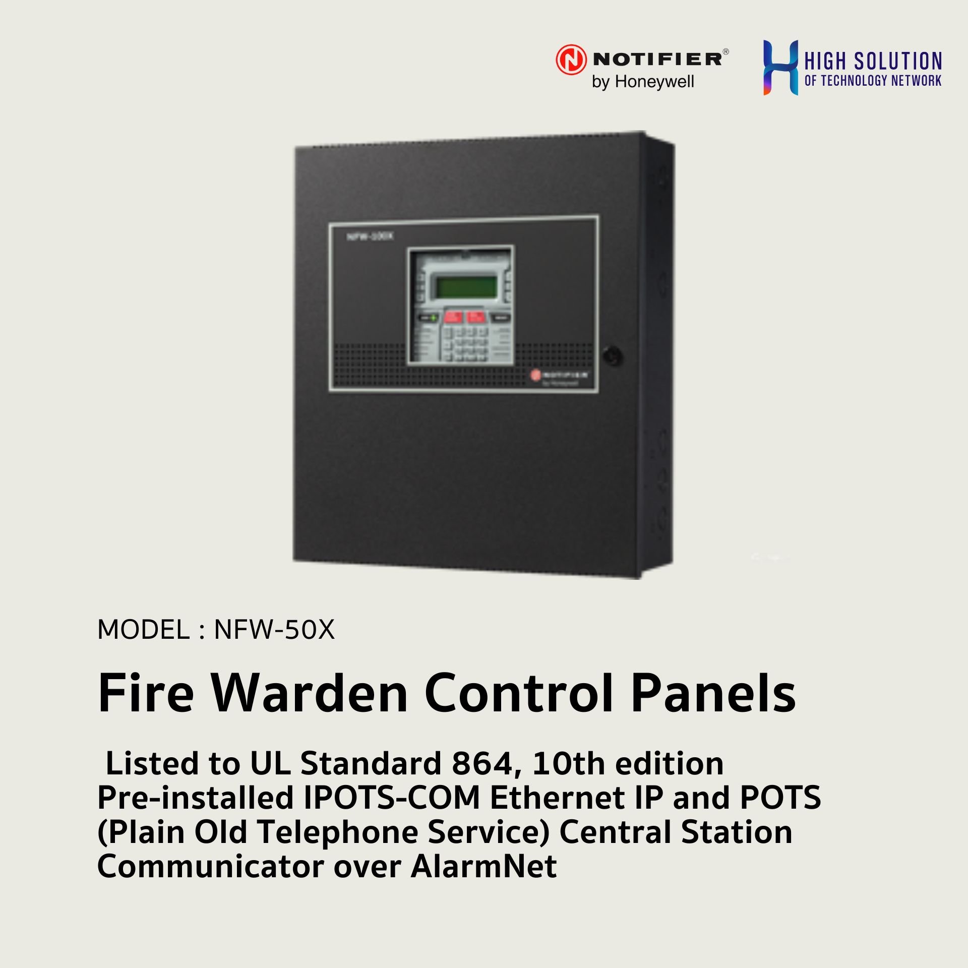 NFW-50X NOTIFIER Fire Warden Control Panels - hstn