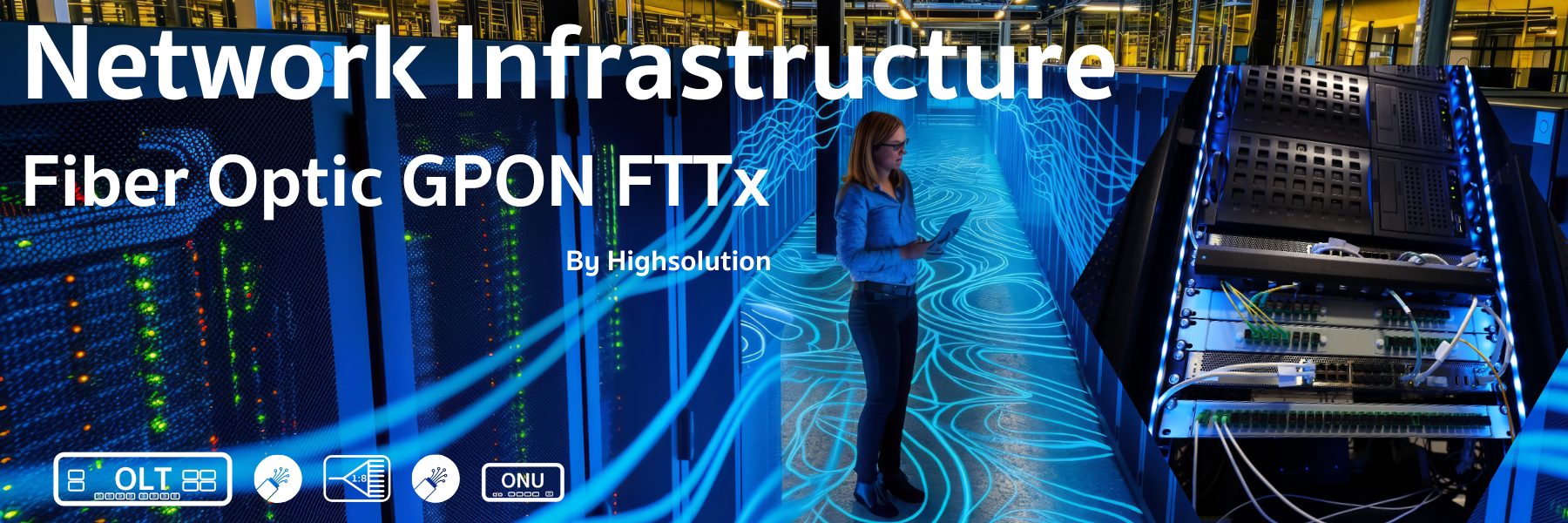 Network Infrastructure Fiber Optic GPON FTTx