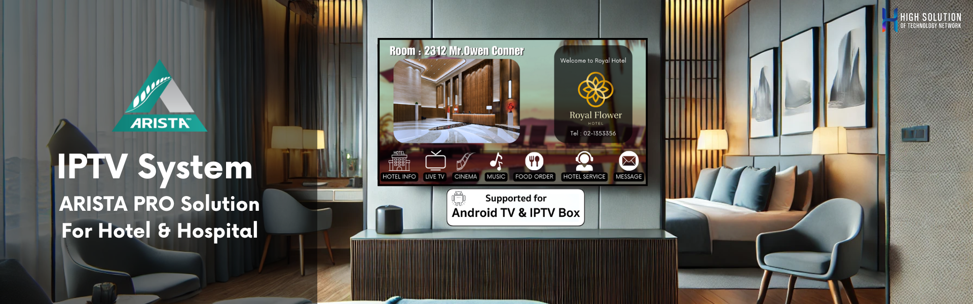 IPTV System ARISTA PRO Solution