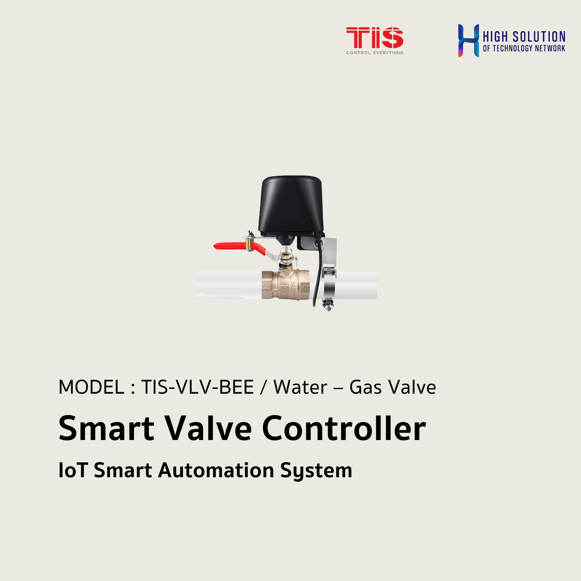 TIS-VLV-BEE / Water – Gas Valve, TIS, Smart Valve Controller - IoT ...