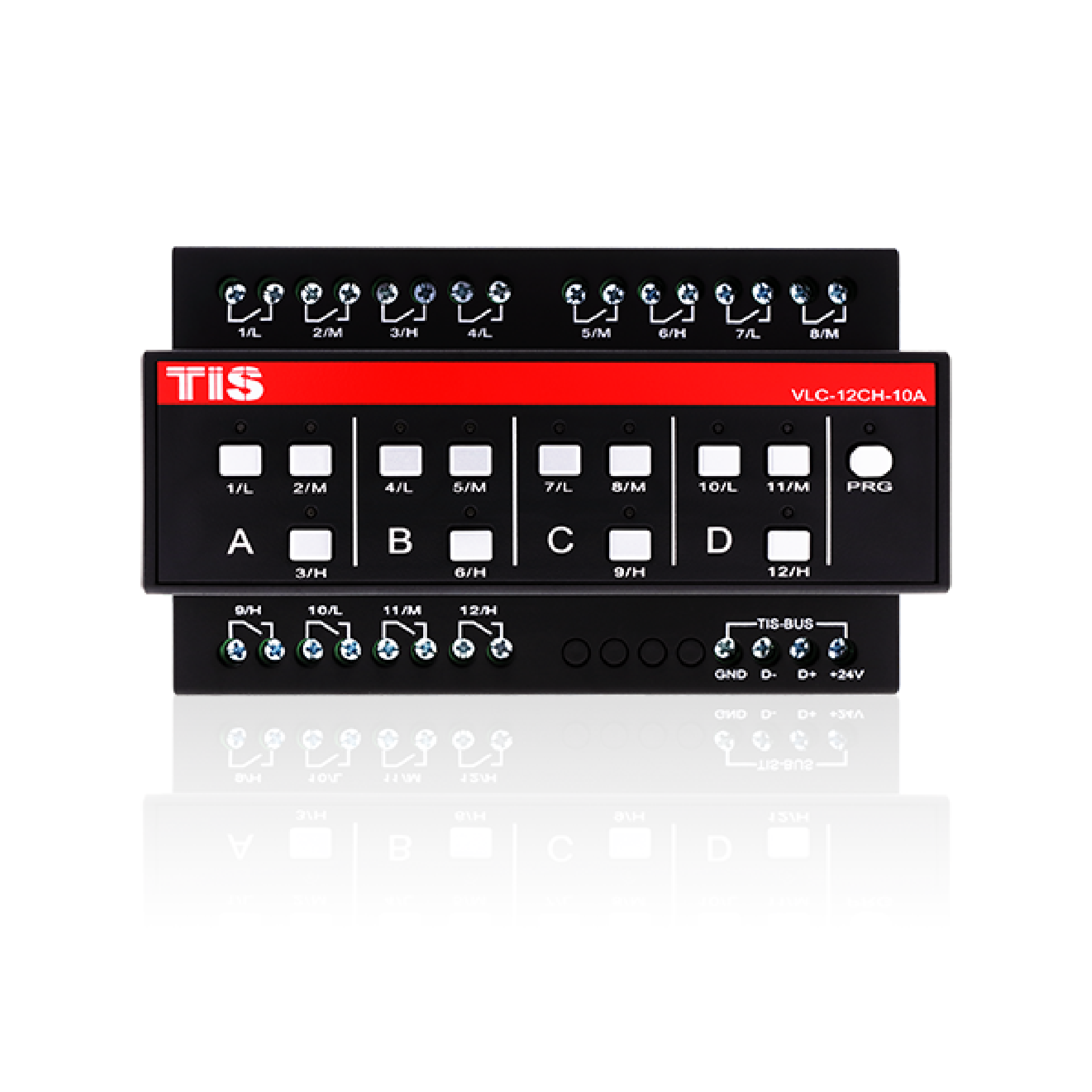VLC-12CH-10A, TIS, Power Relay 12 Channels 10 Amps, IoT Smart ...