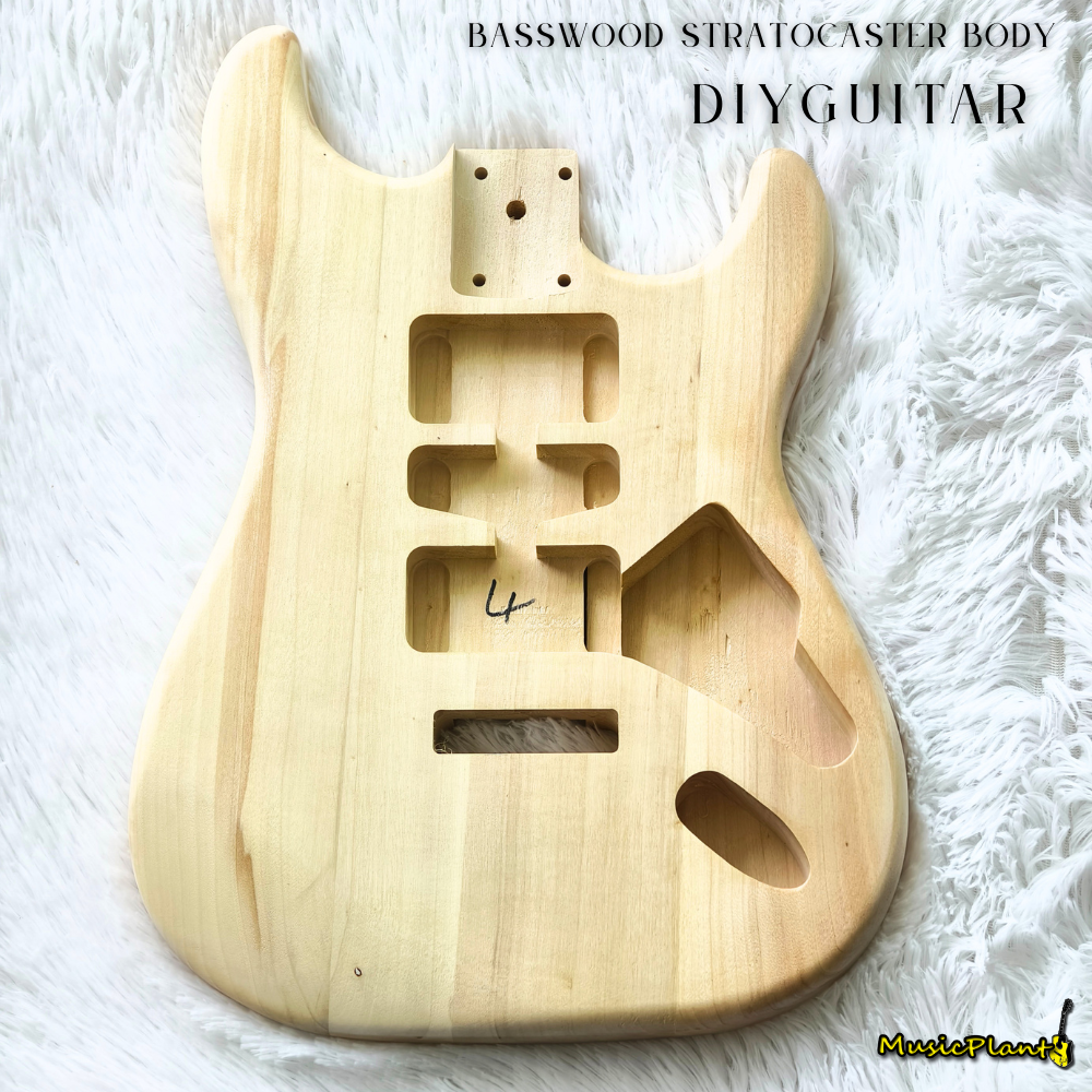 DIY กีตาร์ทรง Strat Neck / Body (ซื้อแยกชิ้นได้)