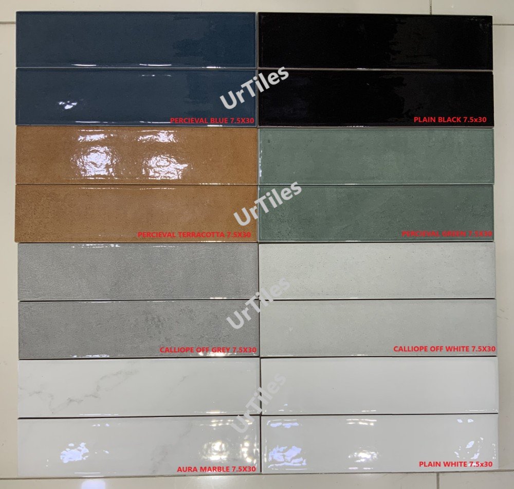 GP Aura Marble 7.5x30 PM Glossy Marble Subway Tile