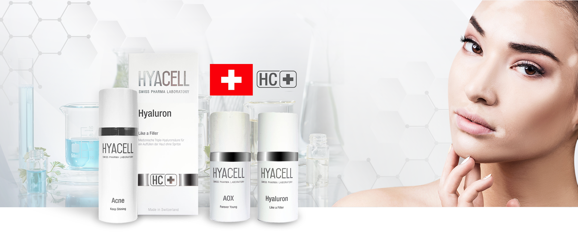 HYACELL เซรั่ม hyaluron จากประเทศสวิตเซอร์แลนด์