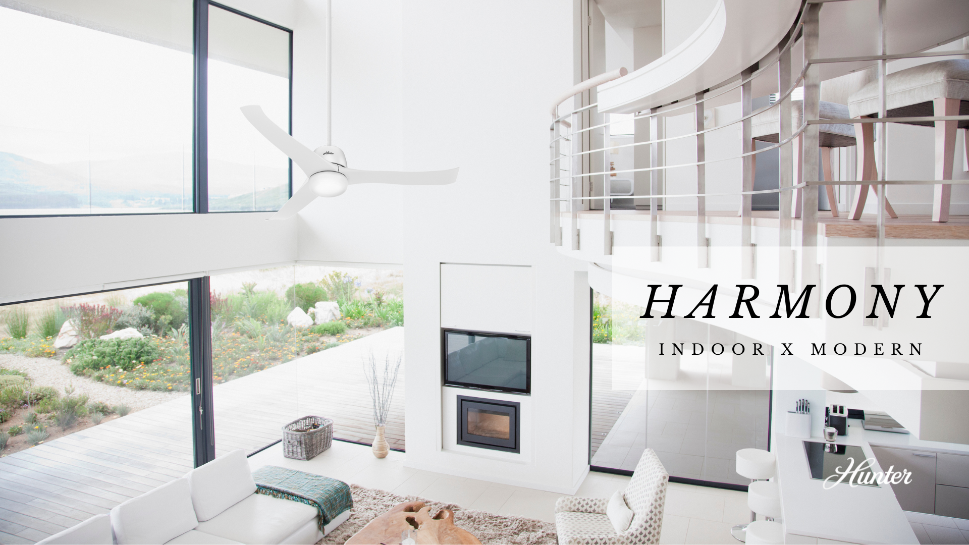 Hunter Modern Ceiling Fan - พัดลมเพดานโมเดิร์น