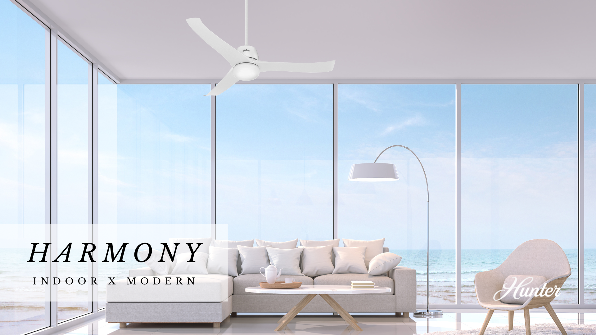 Hunter Modern Ceiling Fan - พัดลมเพดานโมเดิร์น