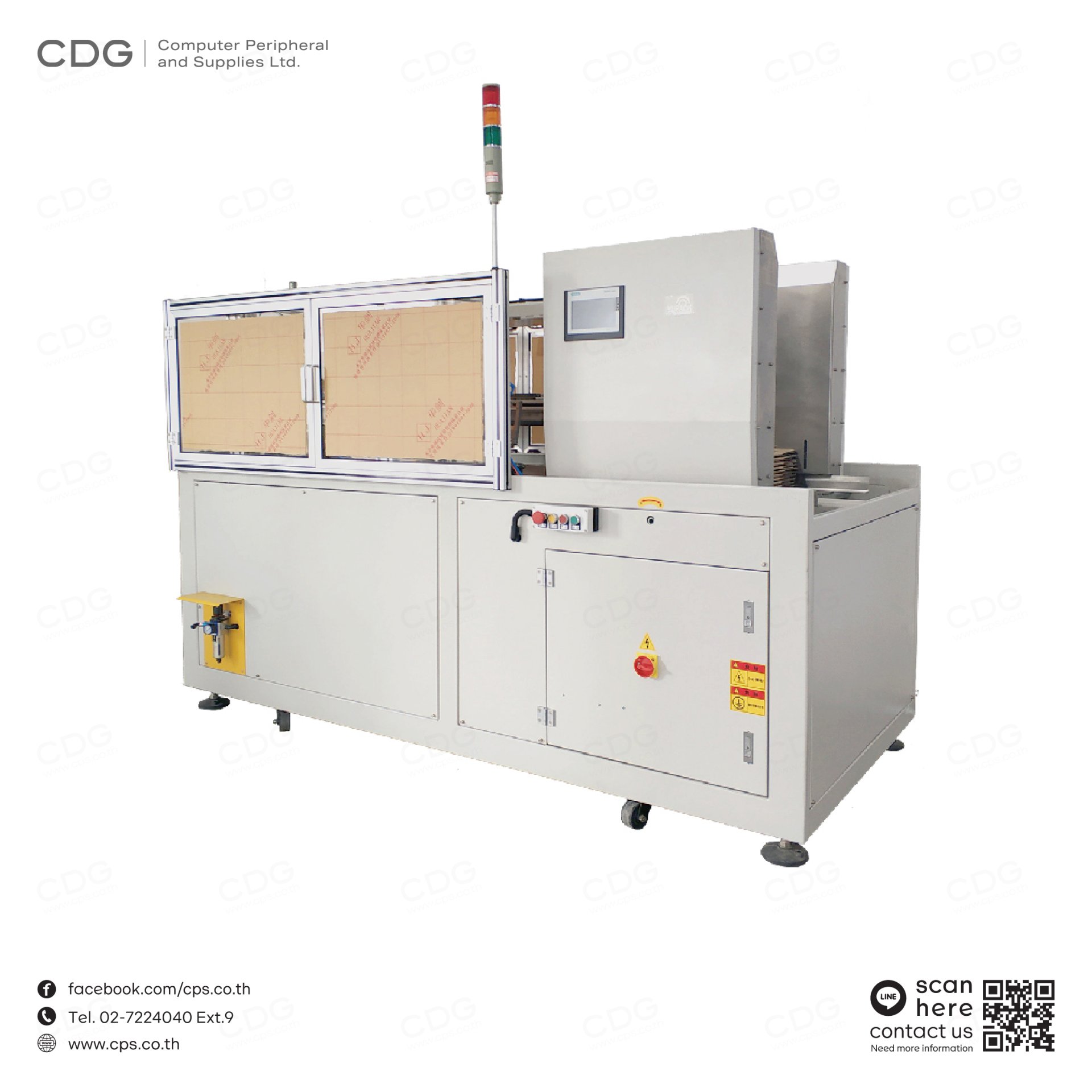 Automatic Case Erector and Sealer Machine