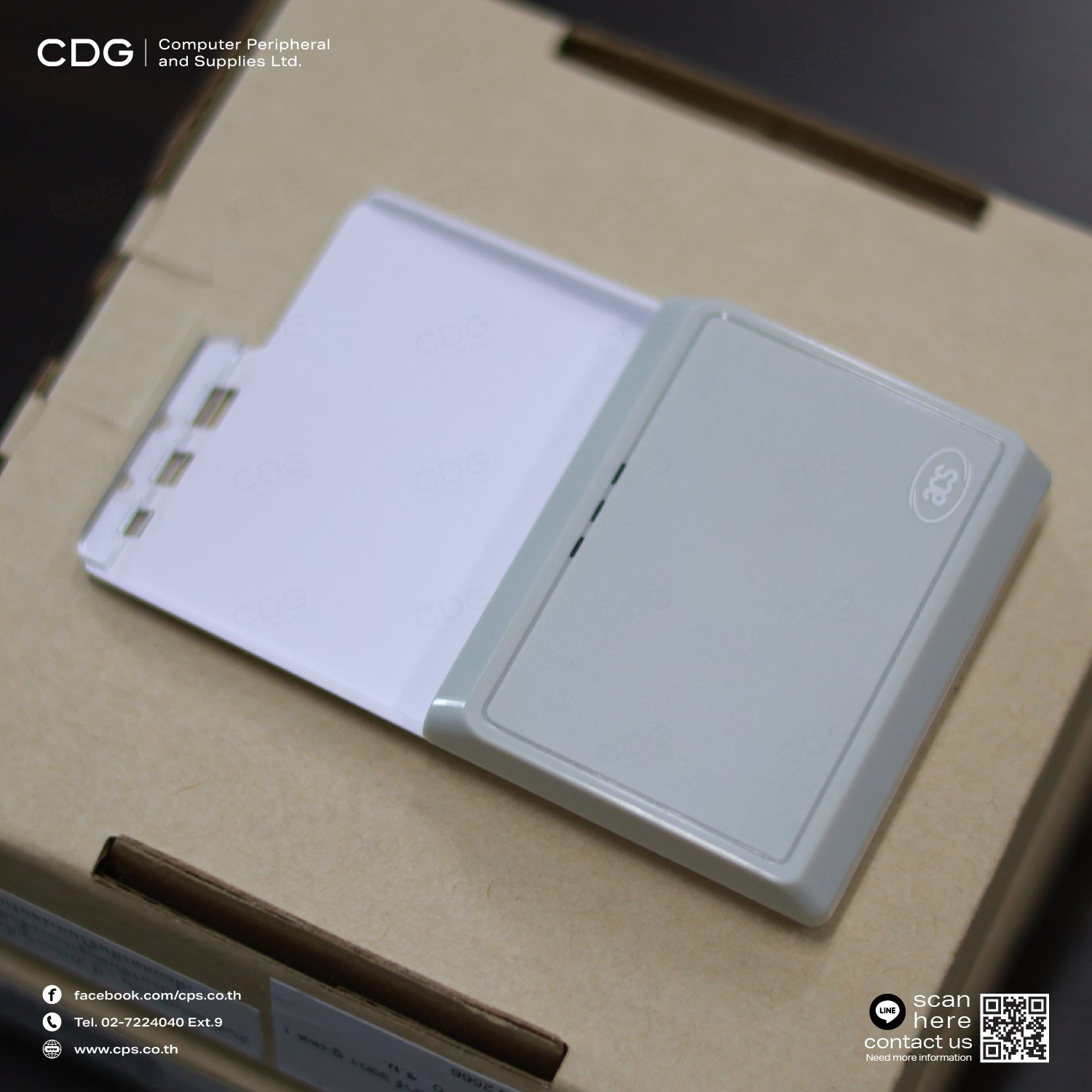 Bluetooth Smart Card Reader ACR3901U-S1 for Android, iOS - cps