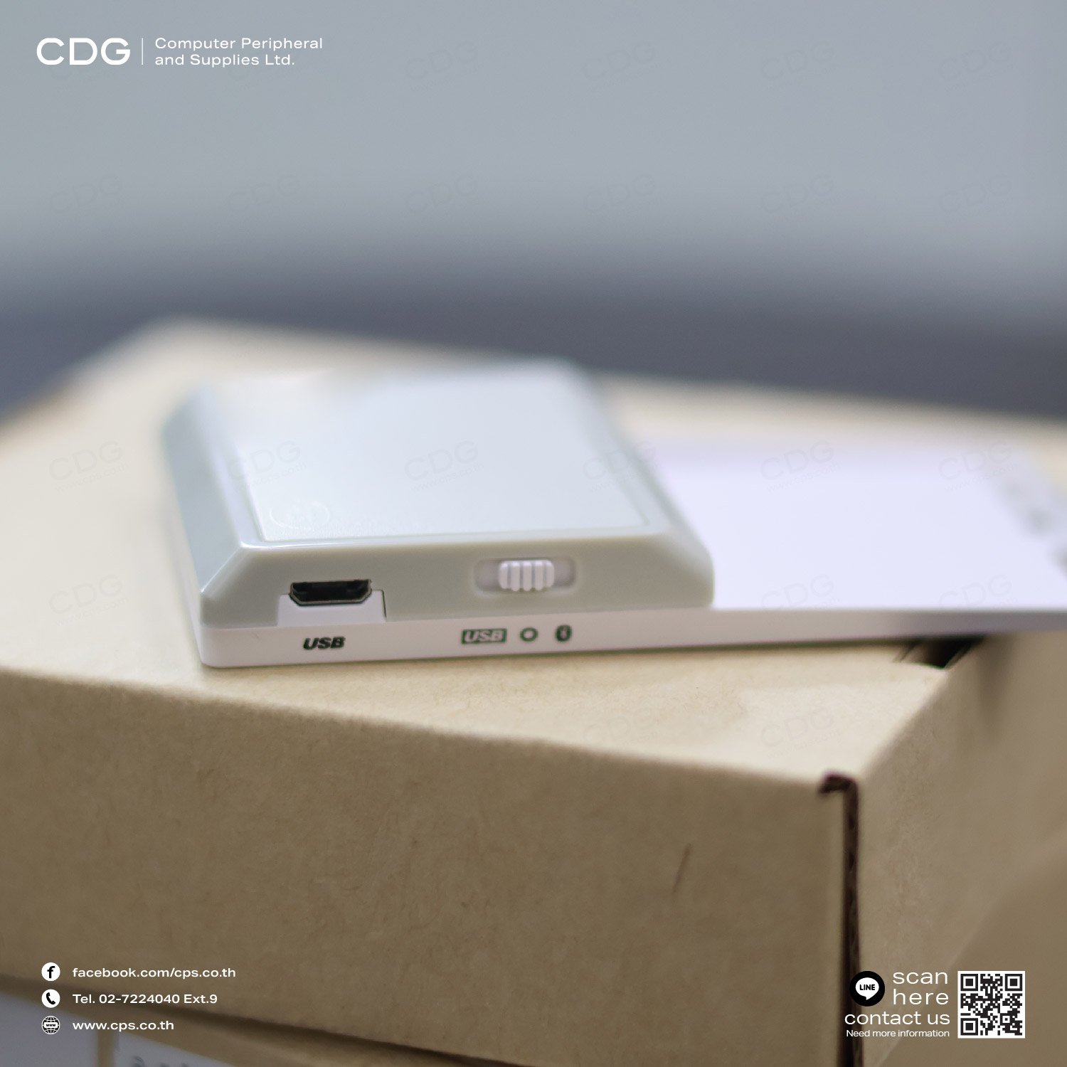 Bluetooth Smart Card Reader ACR3901U-S1 for Android, iOS - cps