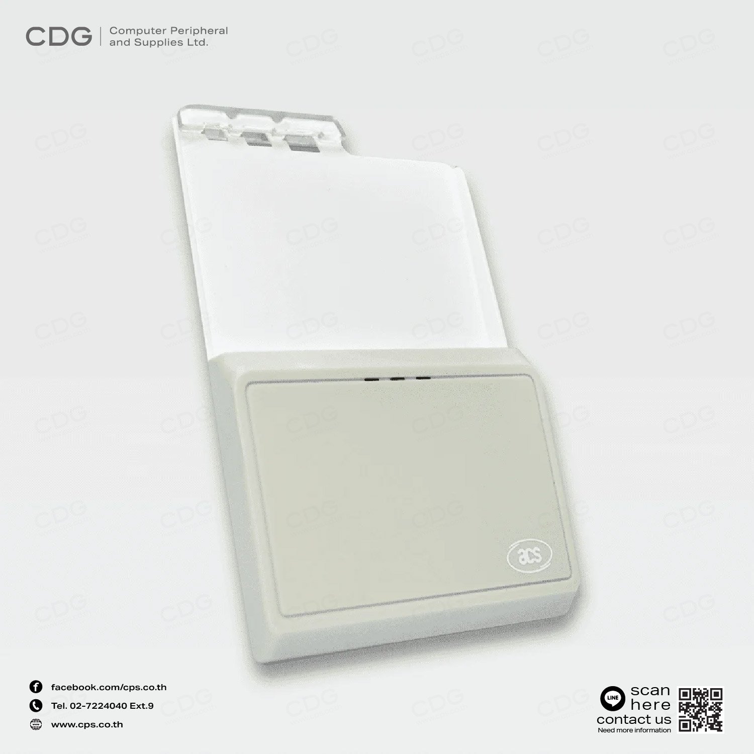 Bluetooth Smart Card Reader ACR3901U-S1 for Android, iOS - cps