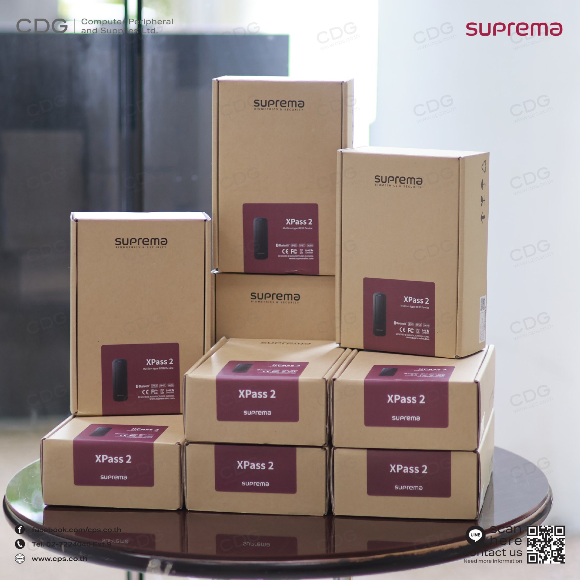 Suprema XPass 2 Outdoor Compact RFID Reader - cps