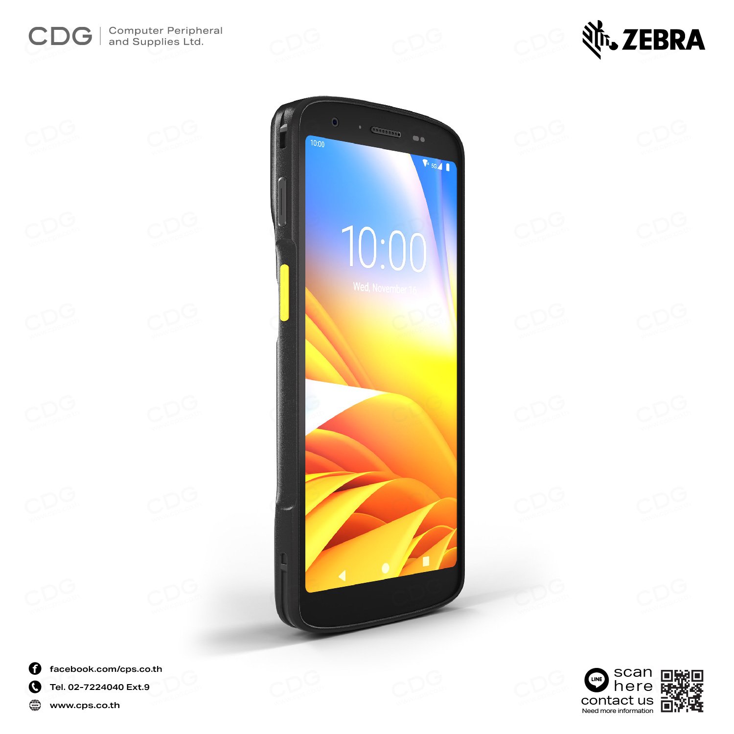 เครื่องอ่านบาร์โค้ดมือถือ Zebra TC22 Mobile Computers