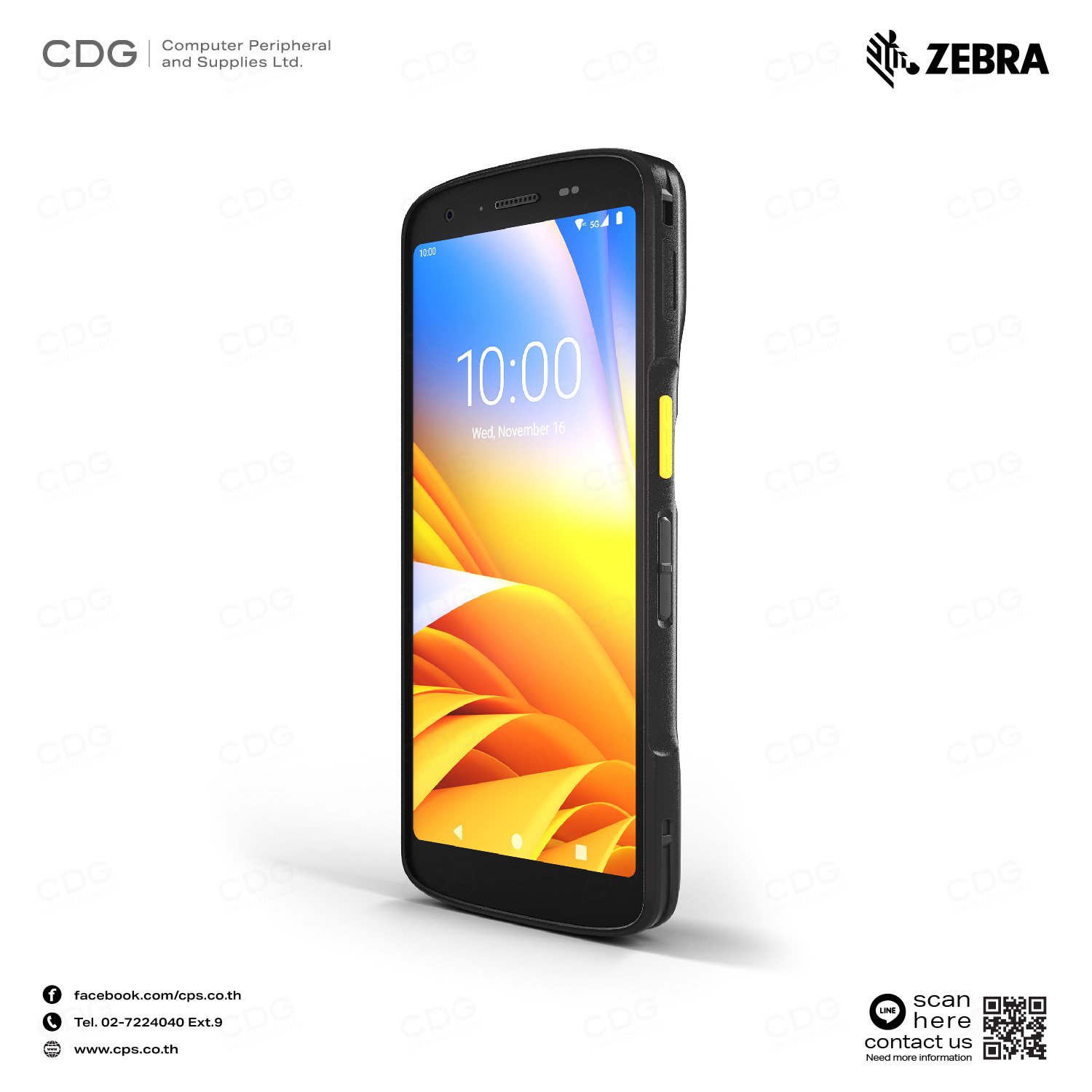 เครื่องอ่านบาร์โค้ดมือถือ Zebra TC22 Mobile Computers