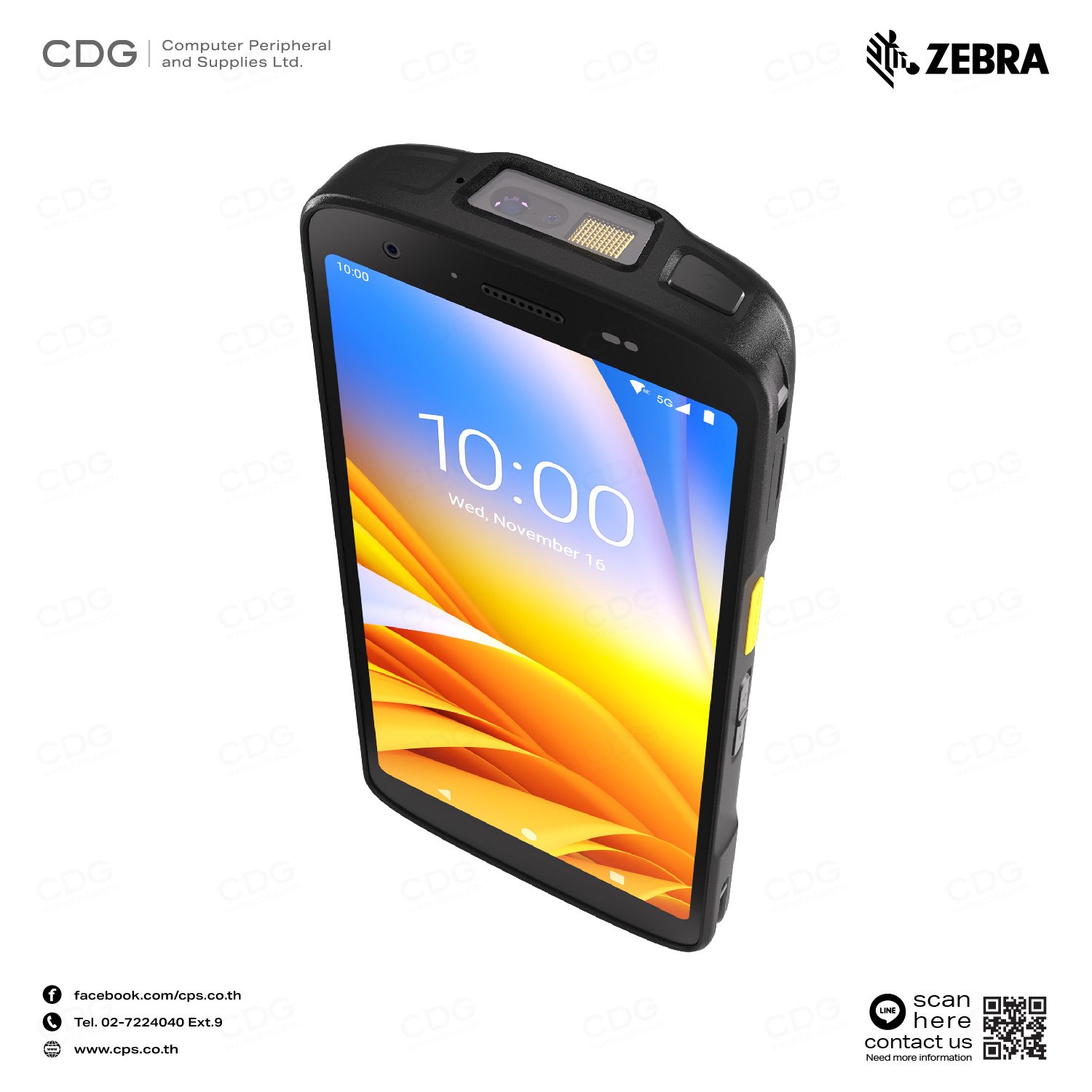 เครื่องอ่านบาร์โค้ดมือถือ Zebra TC22 Mobile Computers