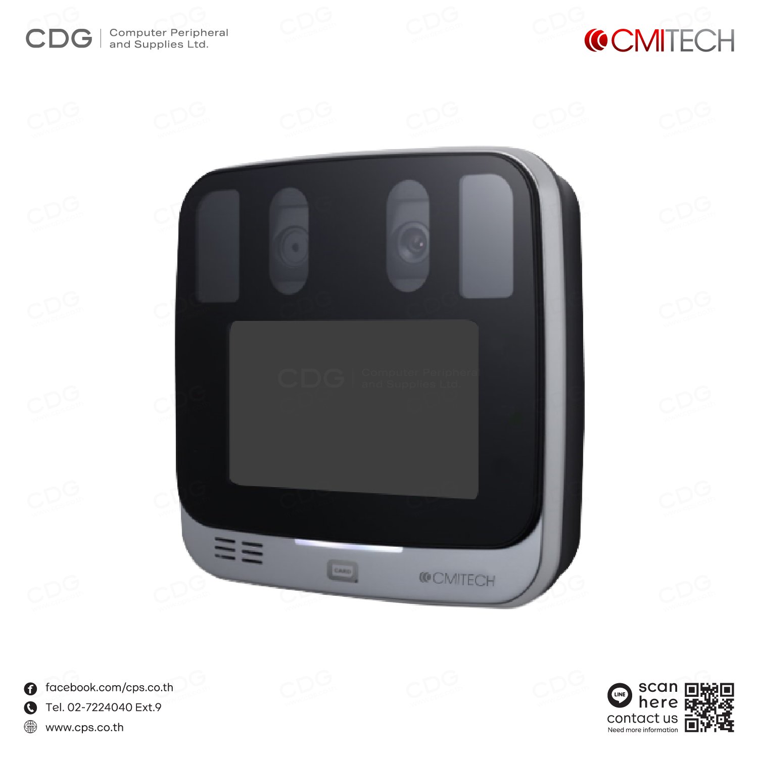 เครื่องสแกนม่านตา CMITech EF-45NC Iris Recognition System