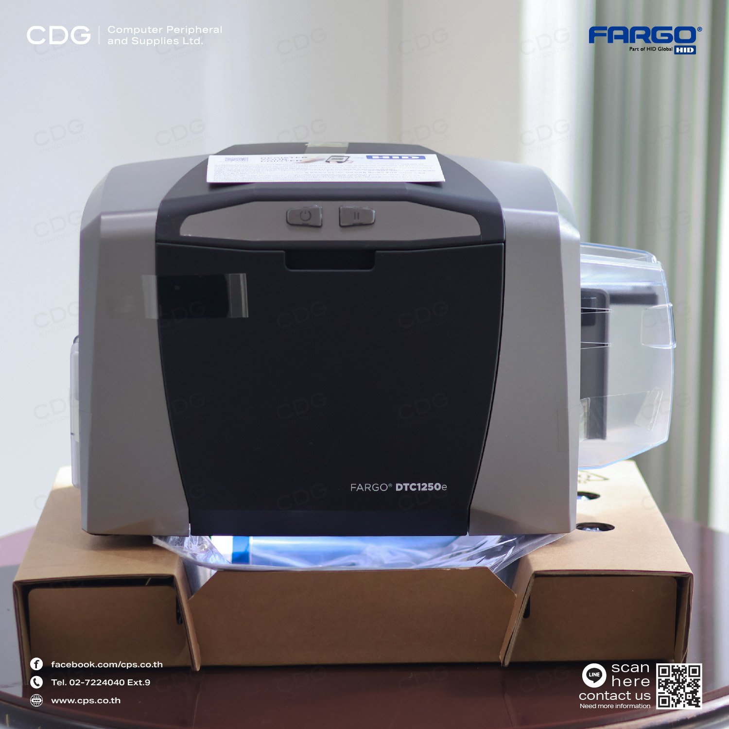 FARGO® DTC1250e ID Direct-to-Card Printer & Encoder