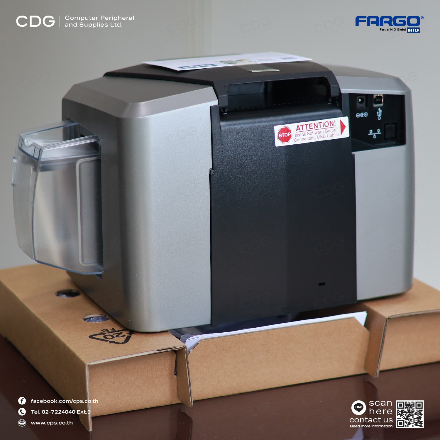 FARGO® DTC1250e ID Direct-to-Card Printer & Encoder