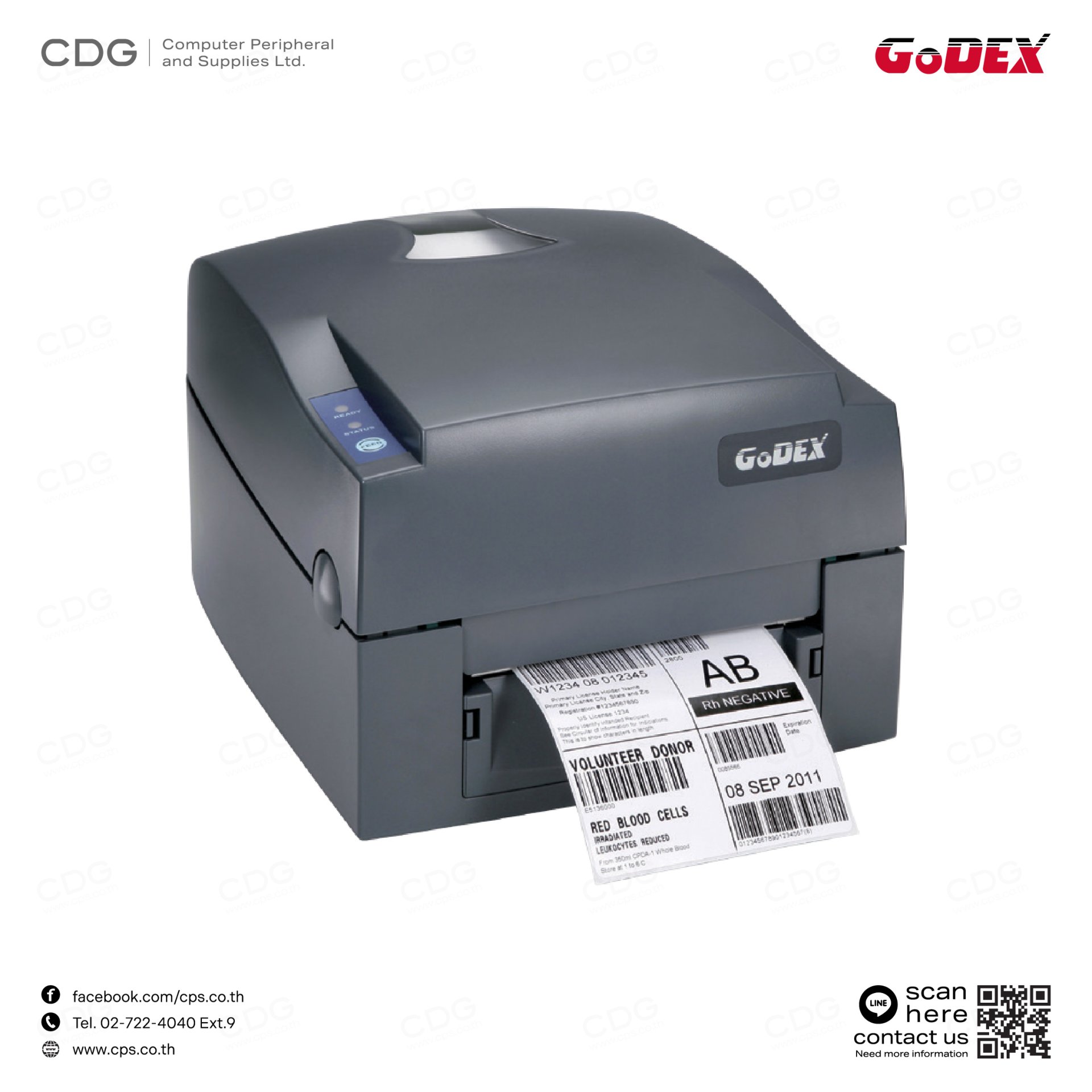 GoDEX G500 Series Desktop Barcode Printer