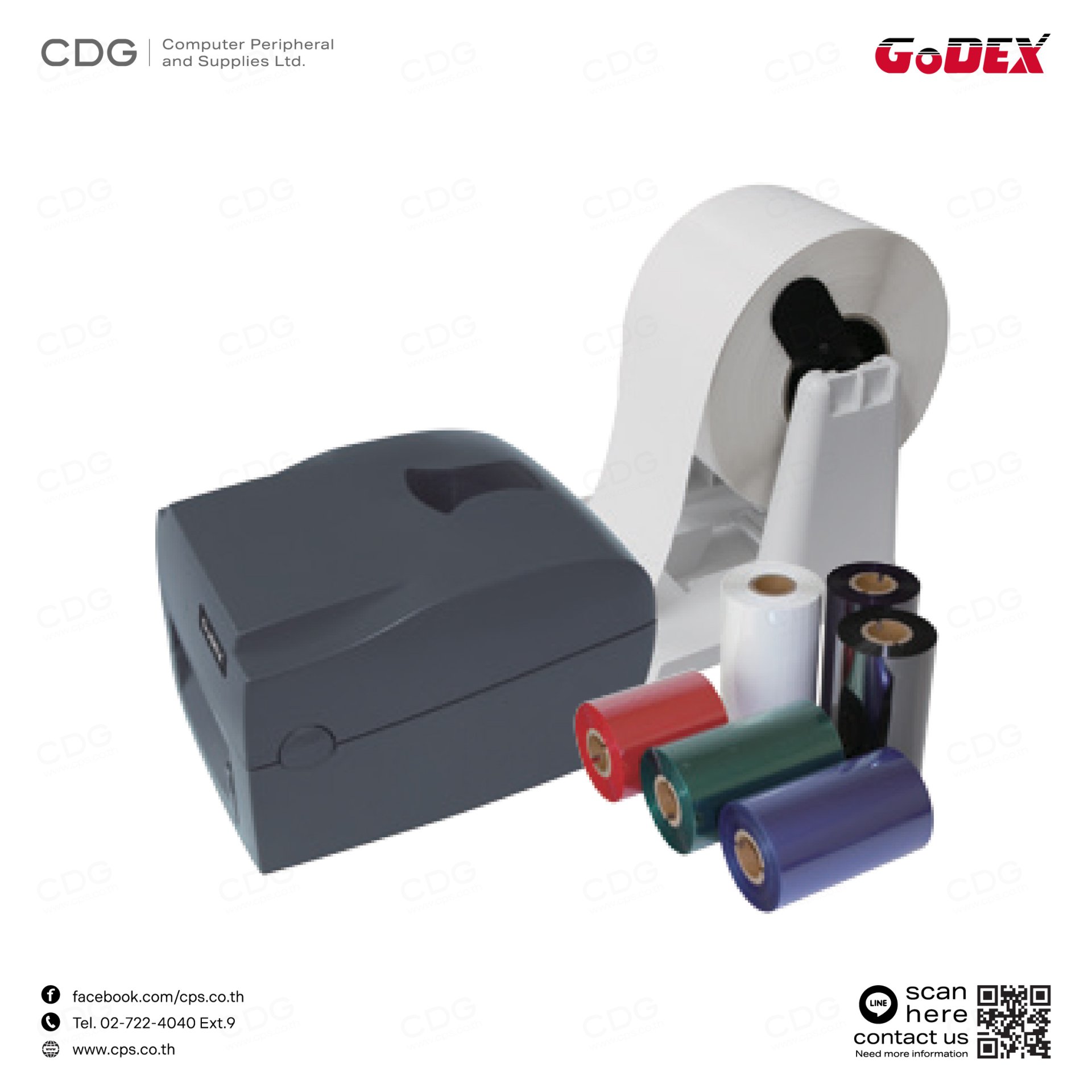 GoDEX G500 Series Desktop Barcode Printer
