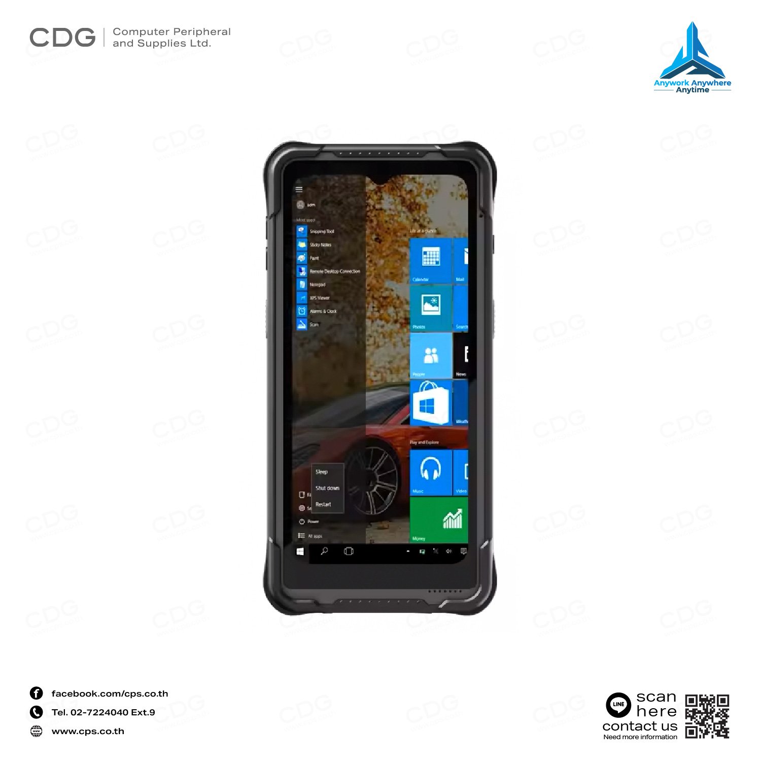 Rugged Handheld Computer AAA W621 (Model : ST935DH) 2D