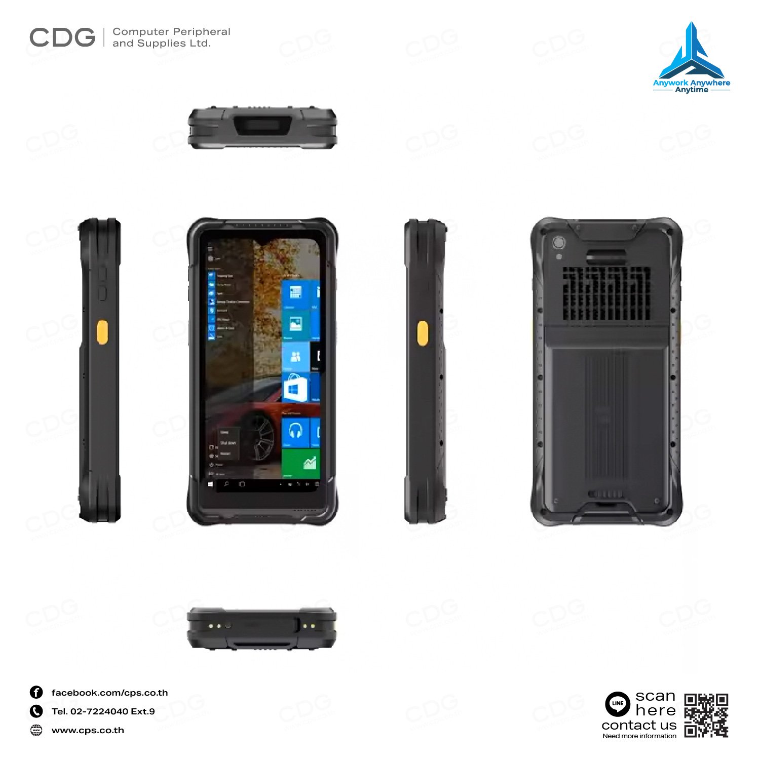 Rugged Handheld Computer AAA W621 (Model : ST935DH) 2D