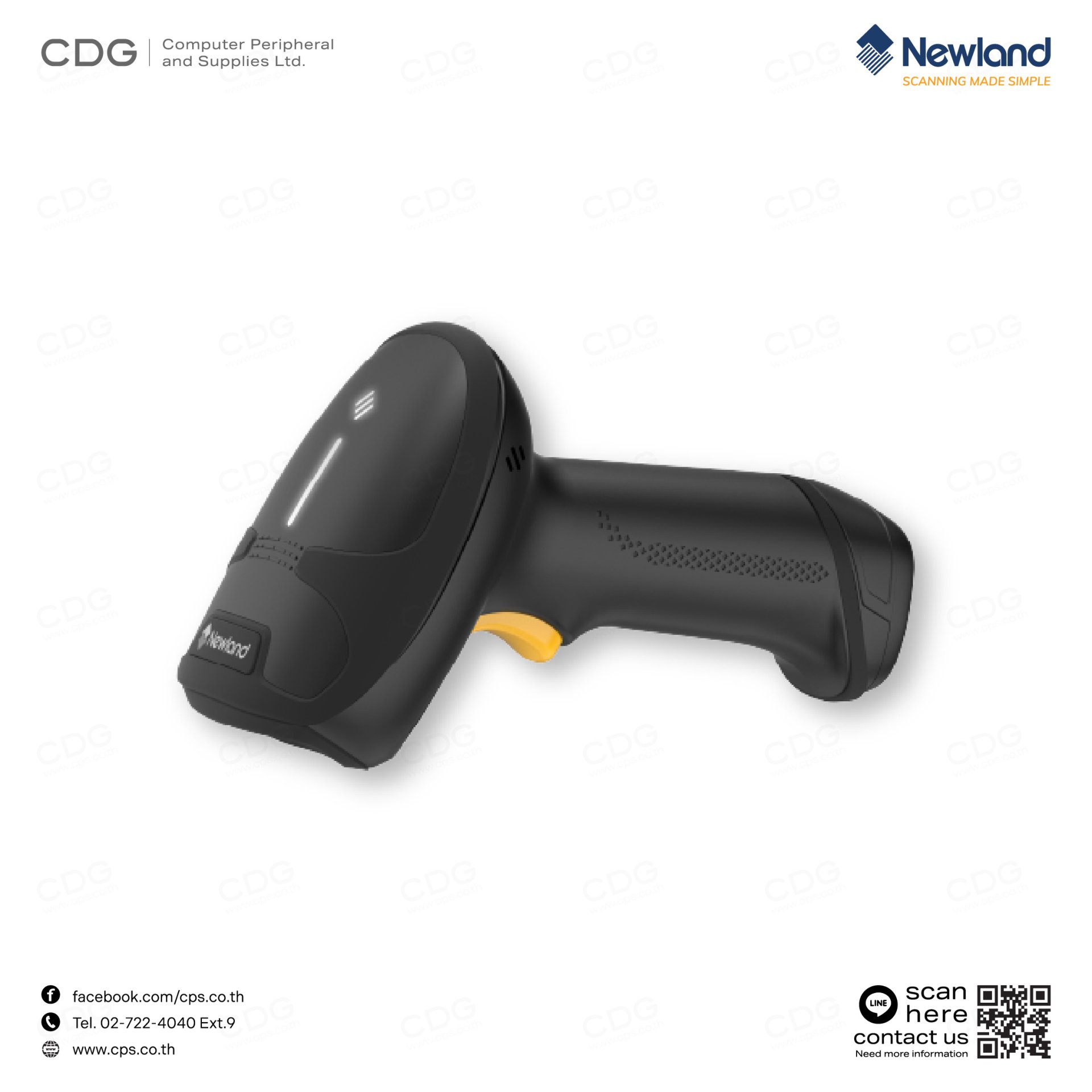 Newland HR3000 / HR3000-BT Handheld Barcode Scanner 1D, 2D