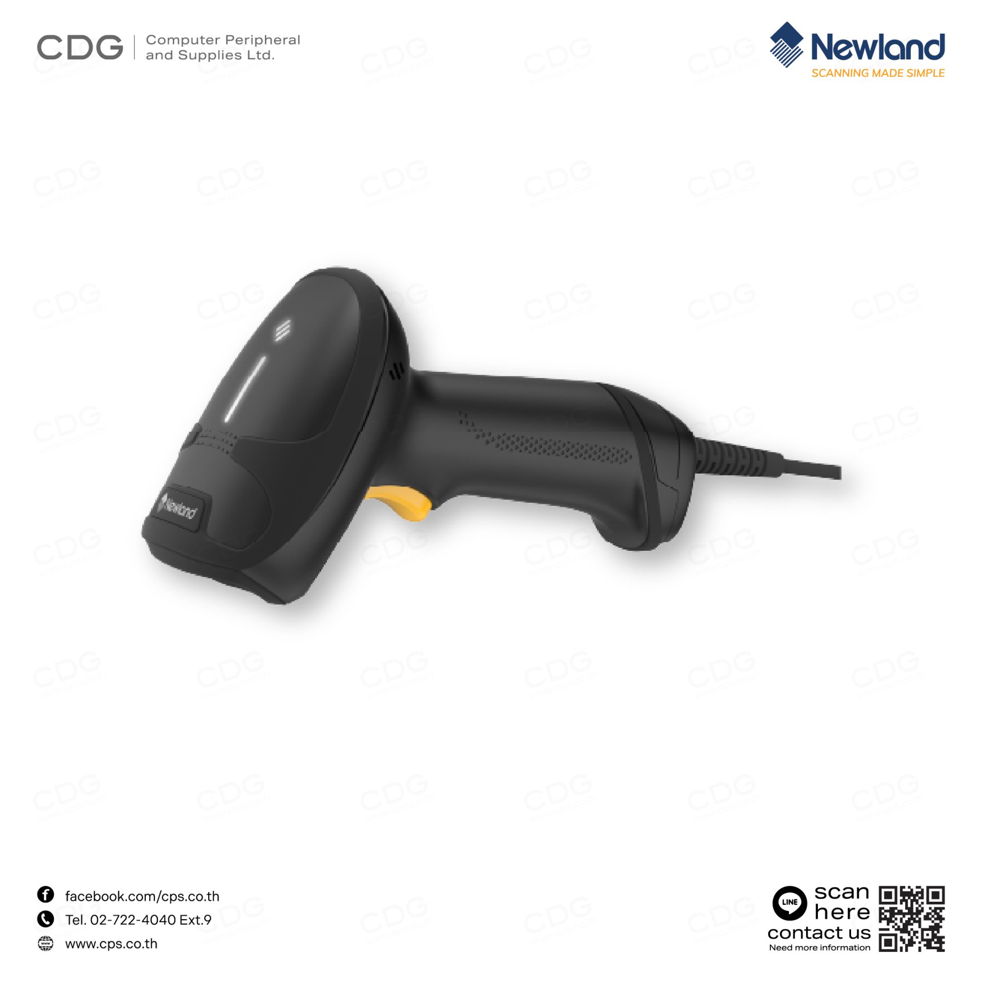 Newland HR3000 / HR3000-BT Handheld Barcode Scanner 1D, 2D