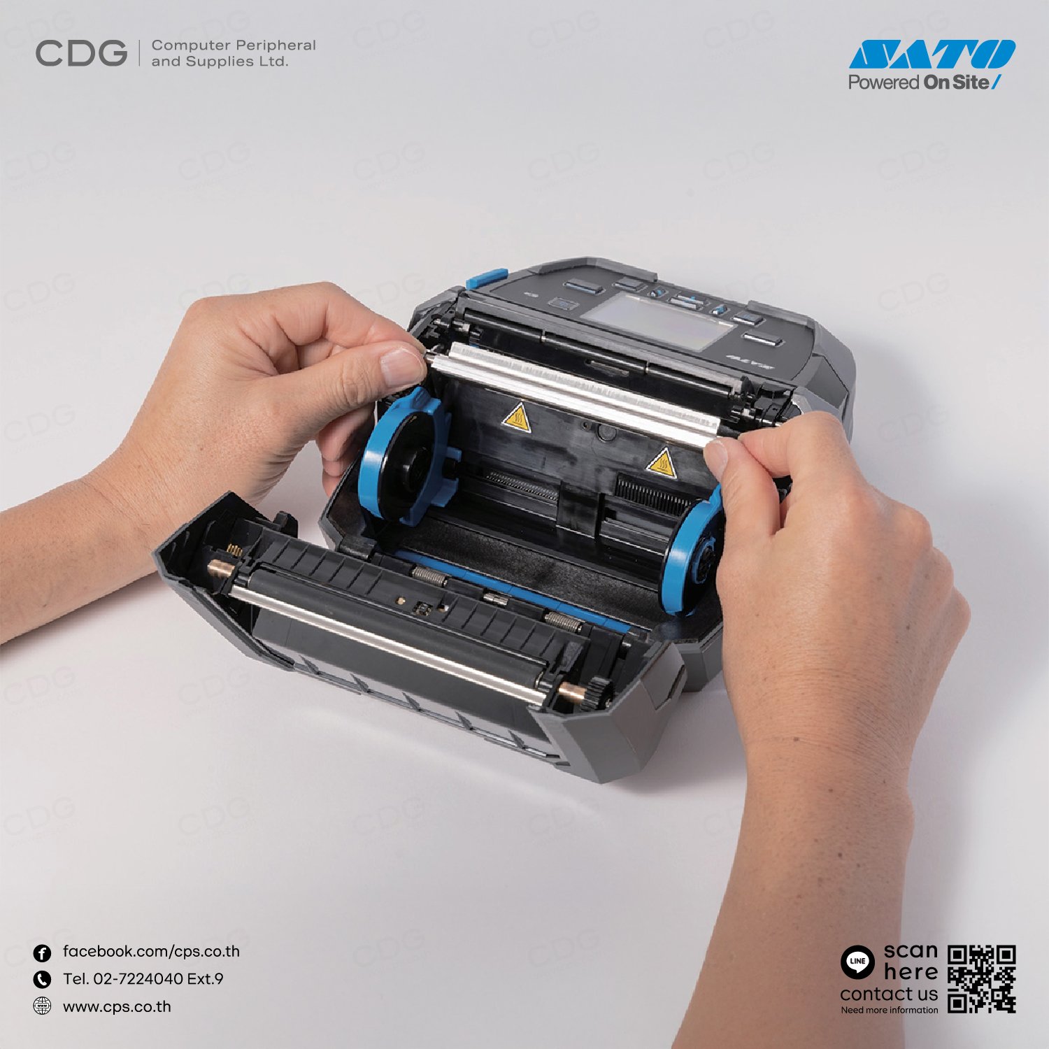 SATO PW4NX (4-Inch) Mobile Thermal Printer