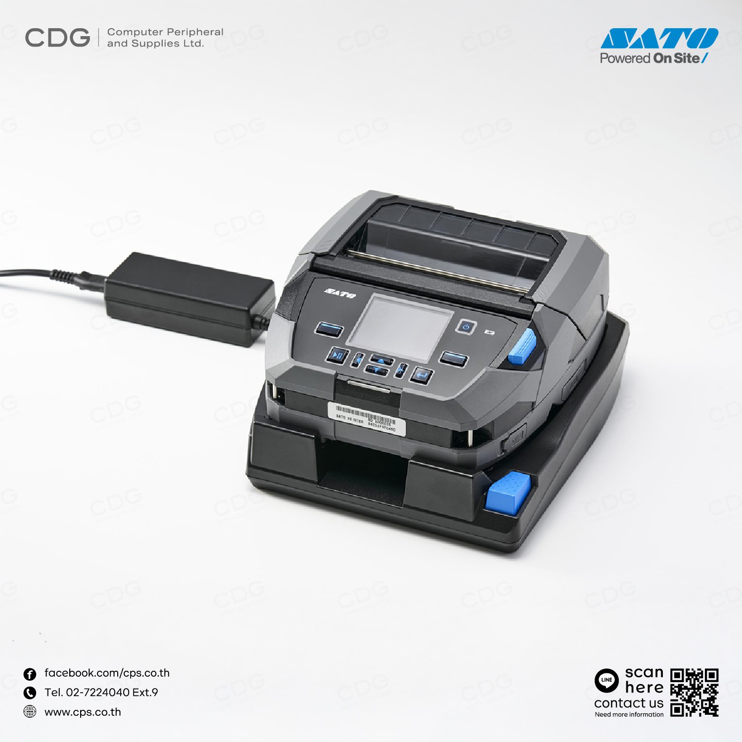 SATO PW4NX (4-Inch) Mobile Thermal Printer